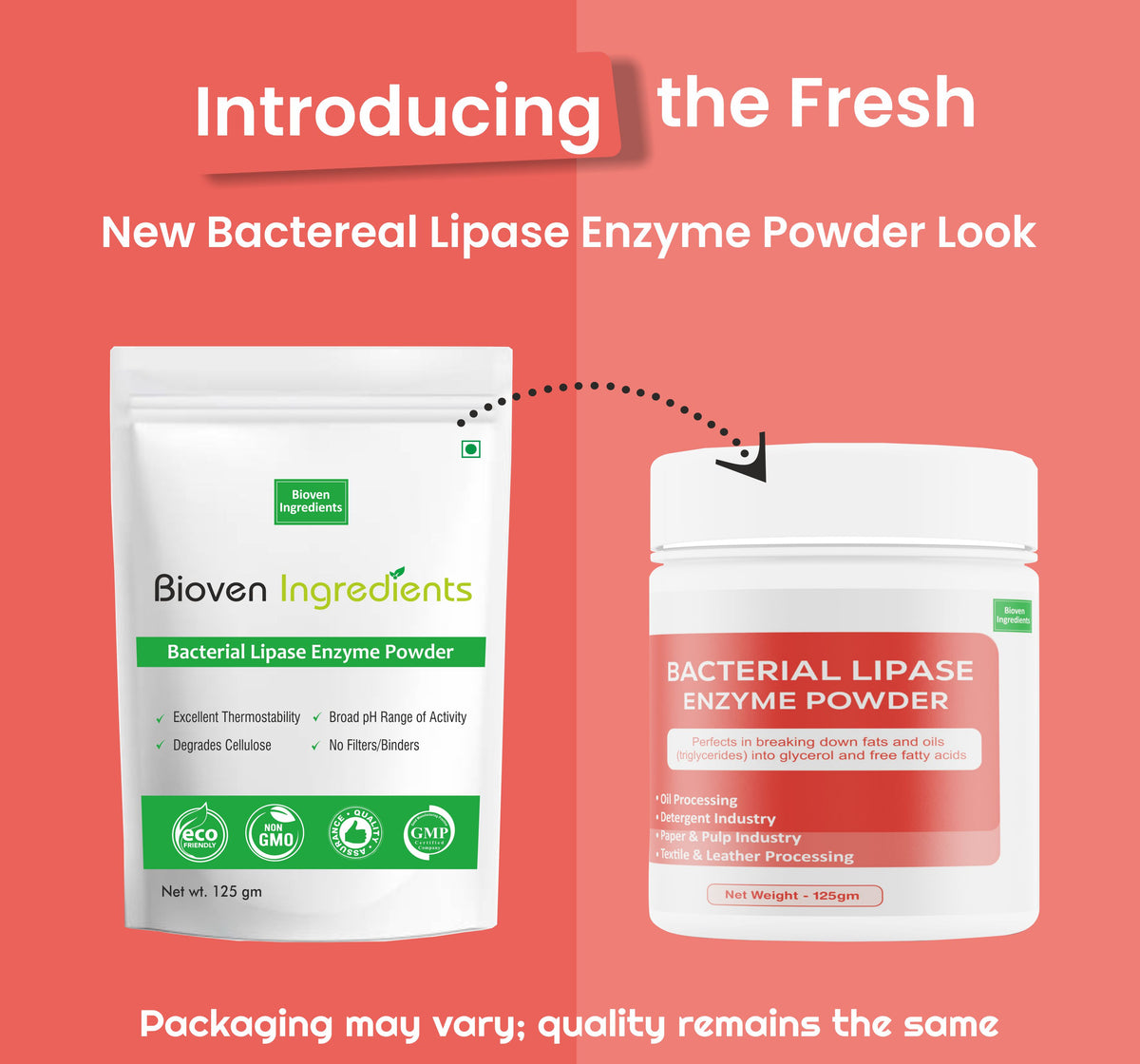 Buy Bacterial Lipase Enzyme Powder-125GM at Best Price | Online Ingredients