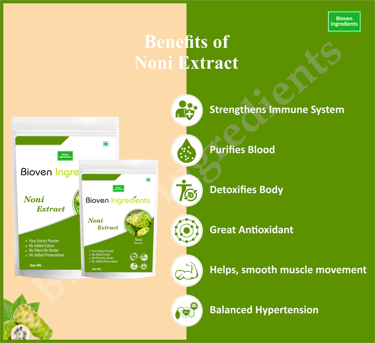 Buy Bioven Ingredients Noni Extract Powder | Online Ingredients